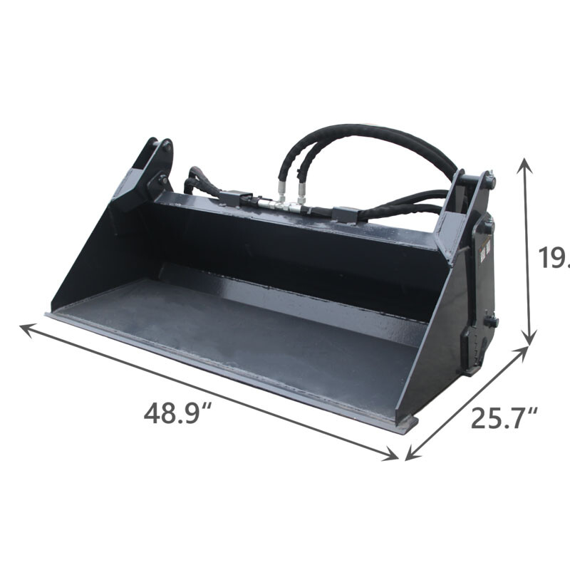 48" Ditch Witch Boxer Combo New Mini Bucket 4 in 1 Landhonor Skid Steer ...