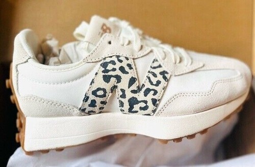 New Balance 327 Leopard Womens Sneakers Shoes ANIMAL PRINT Logo sea ...