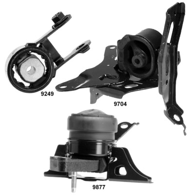 Engine Mounts & AUTO Trans Mount 3PCS for Toyota Yaris 19-15 1.5L 1NZ ...