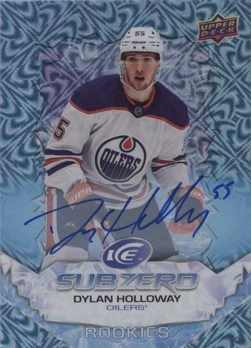 2022-23 Upper Deck Ice - Subzero Dylan Holloway #SZ-DH Blue Autographs ...