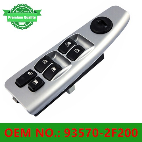 Electric Power Window Master Switch Silver 93570-2F200 For Kia Spectra ...