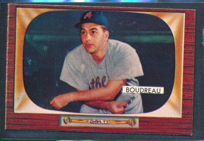 1955 Bowman #89: LOU BOUDREAU Manager, Kansas City Athletics ~ NM ...