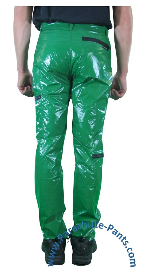 Shiny Countdown Parachute Pants 80s Nylon Wet Look Bottoms Cal Surf NEW ...