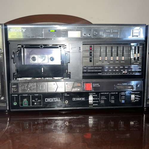 Vintage Sony CFD-5 Boombox Radio CD Cassette Player | eBay
