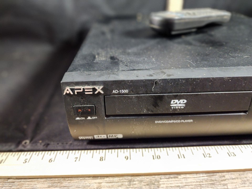 Apex DVD Player w/Remote Model# AD1500 Tested Works | eBay