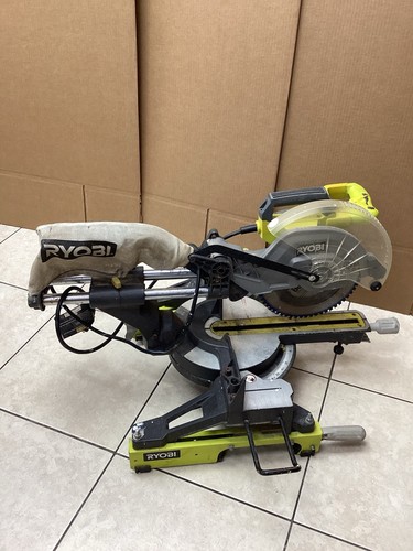 TSS102L Ryobi 10" Slider Compound Miter Saw With Lazer LOCAL PICK UP ...