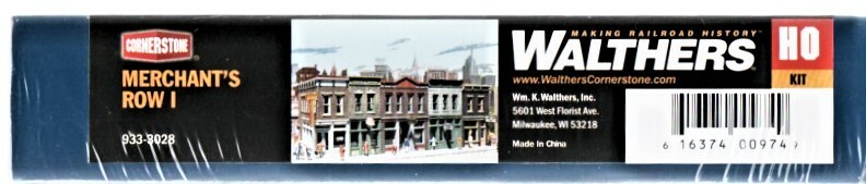 HO Scale Walthers Cornerstone 933-3028 Merchant's Row I Building Kit | eBay