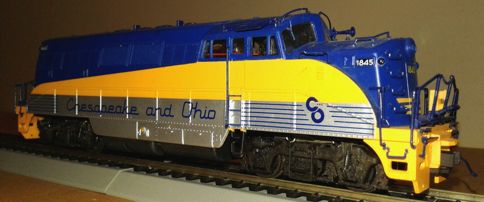 HO SCALE PROTO 2000 EMD BL2 CHESAPEAKE & OHIO C&O #1845 NO BOX | eBay