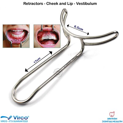 Dental Surgical Cheek and Lip Retractor Vestibulum Labial Instrument ...