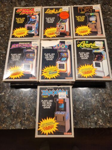 Coleco Vision Game Lot 7 Total All Original Boxes CIB Tested Working | eBay