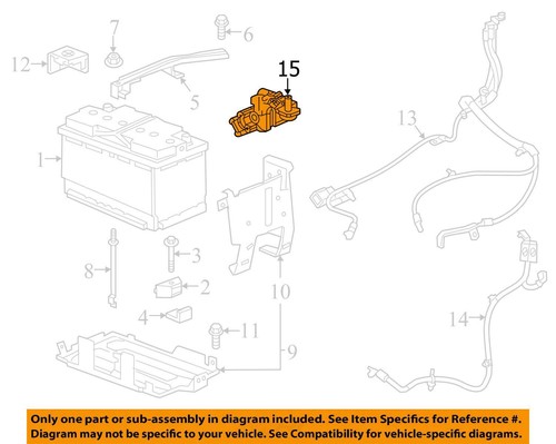 2016-2017 Chevrolet Malibu Battery Terminal End with Sensor GM ...