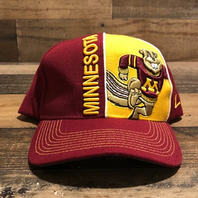 Minnesota Gophers Hat Snapback Cap Mens Red NCAA Basketball Zephyr ...