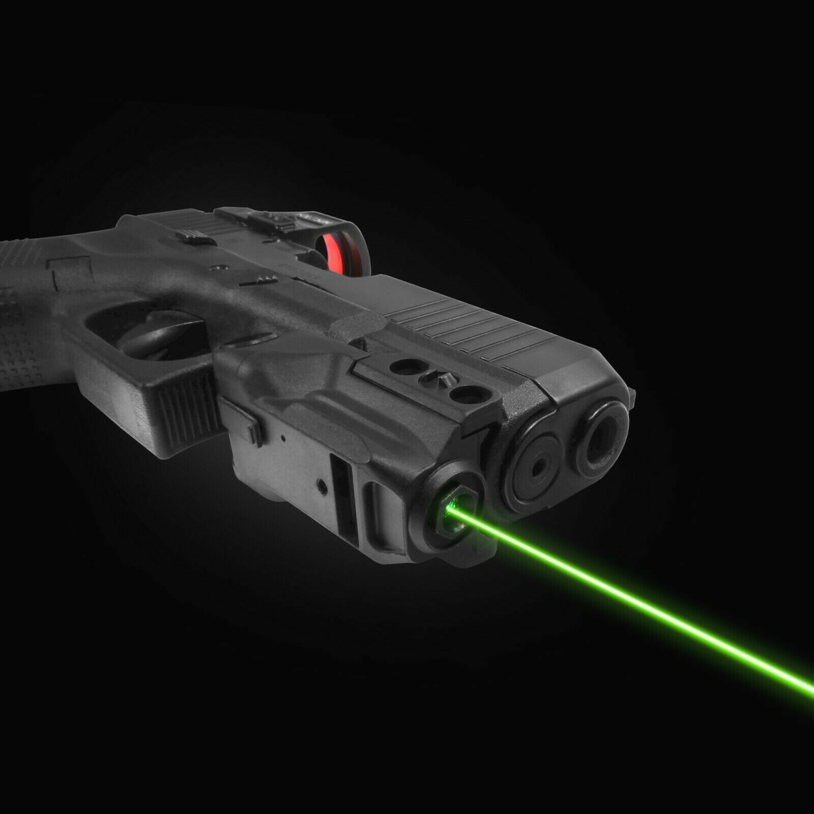 GREEN LASER SIGHT FOR PISTOLS GUNS HANDGUNS COMPACT RECHARGEABLE ...