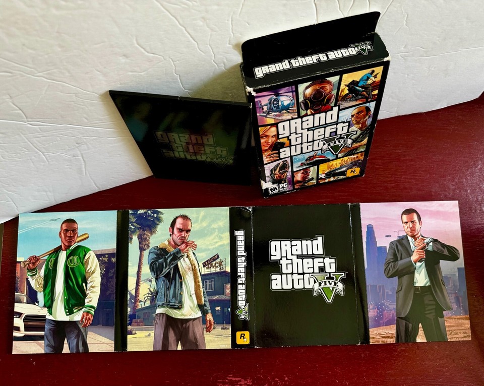 Grand Theft Auto V GTA 5 (PC, DVD-ROM) 7-Disc 710425414534| eBay