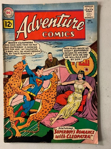 Adventure Comics #291 Superboy and Cleopatra, Bizarro World 4.0 (1961 ...