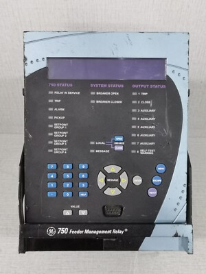 GE Multilin 750-P1-G1-S1-HI-A20-R-T-H / SR750 Feeder Management Relay ...