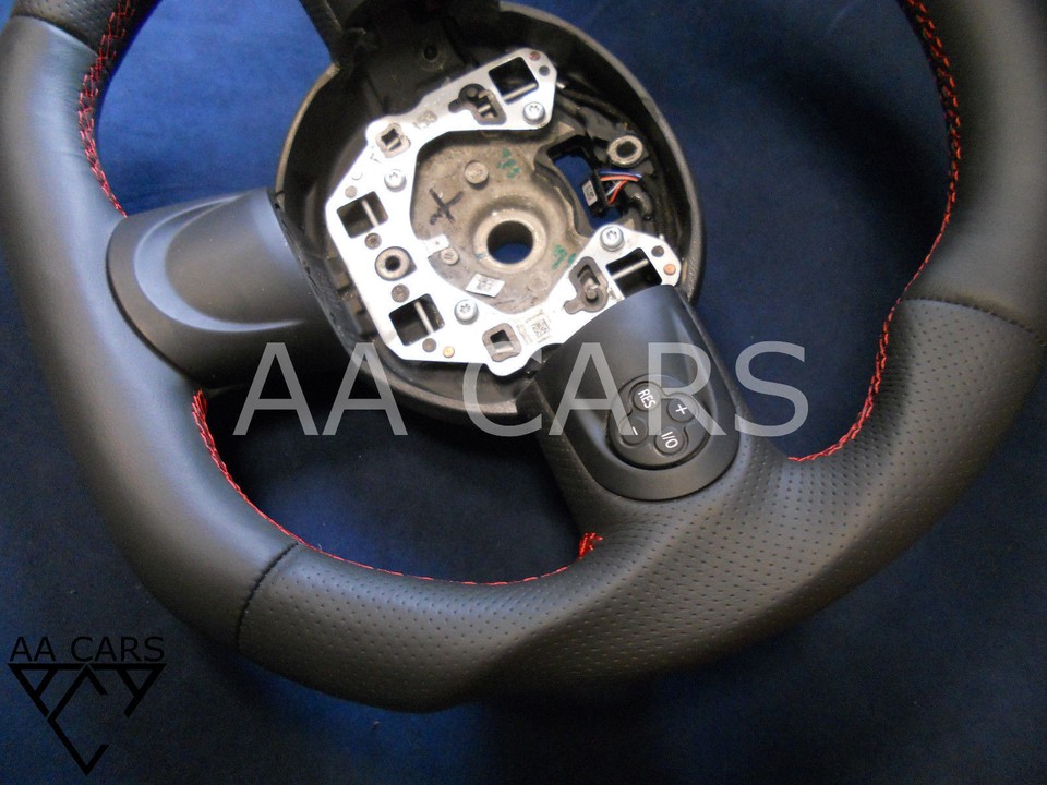 Steering Wheel BMW Mini Cooper R55 R56 R57 R58 R59 Leather Flat Bottom ...