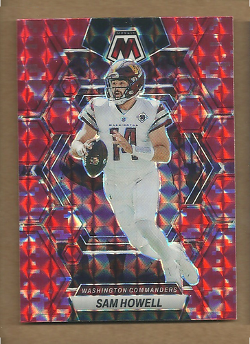 2023 Panini Mosaic Sam Howell Red Prizm #243 Washington Commanders | eBay