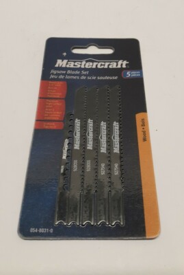 Lot of 6 packs (30 total blades) of Mastercraft 5 Pack Jigsaw Blades ...