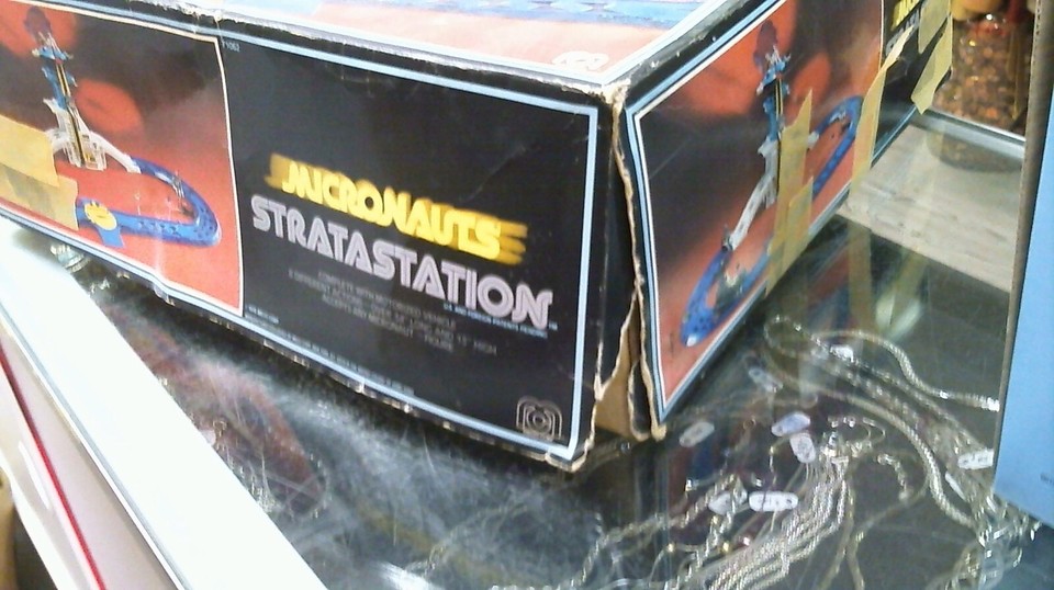 Vintage RARE 1976 Mego Micronauts stratastation and battle cruiser parts w/box | eBay
