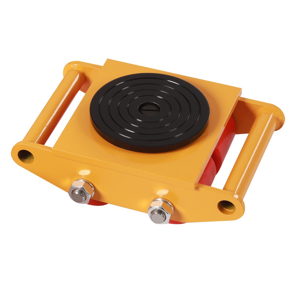 Machinery Movers w/ 360°Rotation Cap 13200lbs 6T 4 Rollers Machine ...