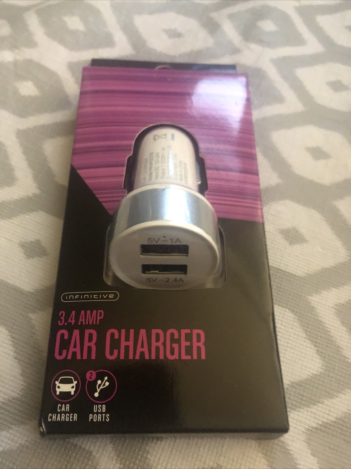Infinitive 3.4amp Car Charger Universal /usb New/ A1 for sale online | eBay