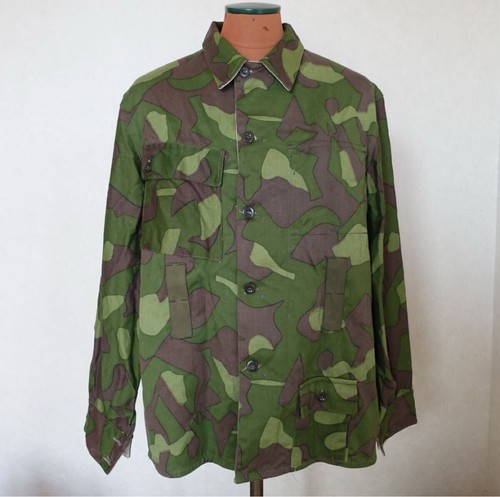 60s Finnish Military M62 Reversible Jacket Snow Camo Vintage EU Size M ...