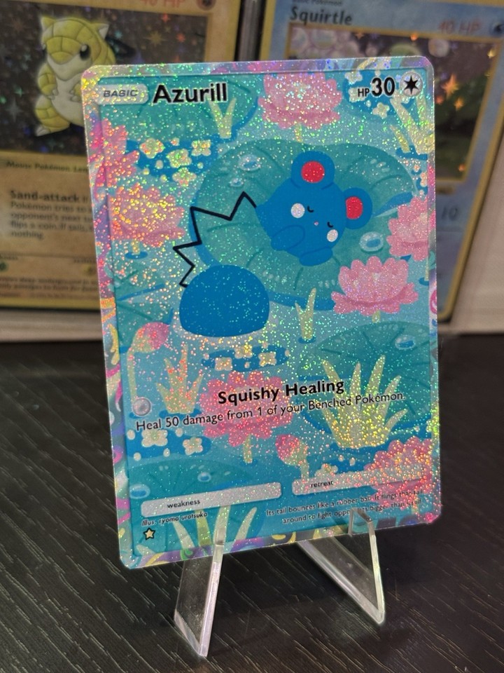 Azurill - Holo Fan Card Pokémon TCG Pocket Art | Secluded Springs (A4a ...