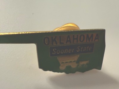 Vintage Oklahoma Sooner State Lapel Pin | eBay