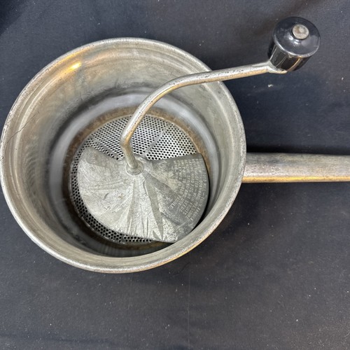 Vintage Foley Hand-Crank Food Mill #101 2 Qt Stainless Rice Mash Strain ...