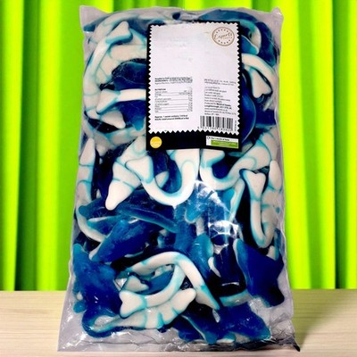 Kingsway Giant Dolphins Jelly Sweets Blue & White Raspberry Flavour ...