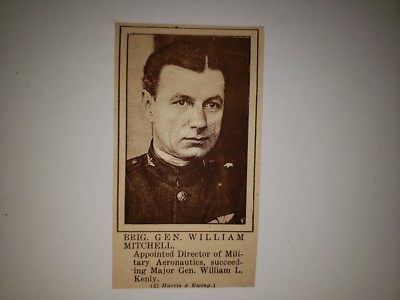 General Billy Mitchell 1918 MW Pictorial Profile Panel | eBay