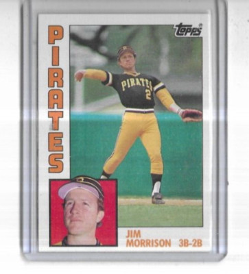 1984 Topps #44 Jim Morrison Pittsburgh Pirates | eBay