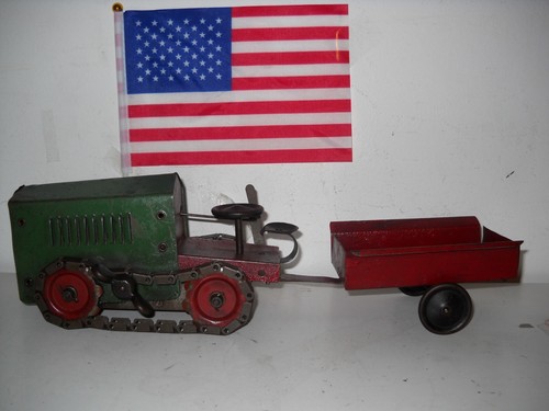 Structo #44 Caterpillar tractor with trailer | eBay