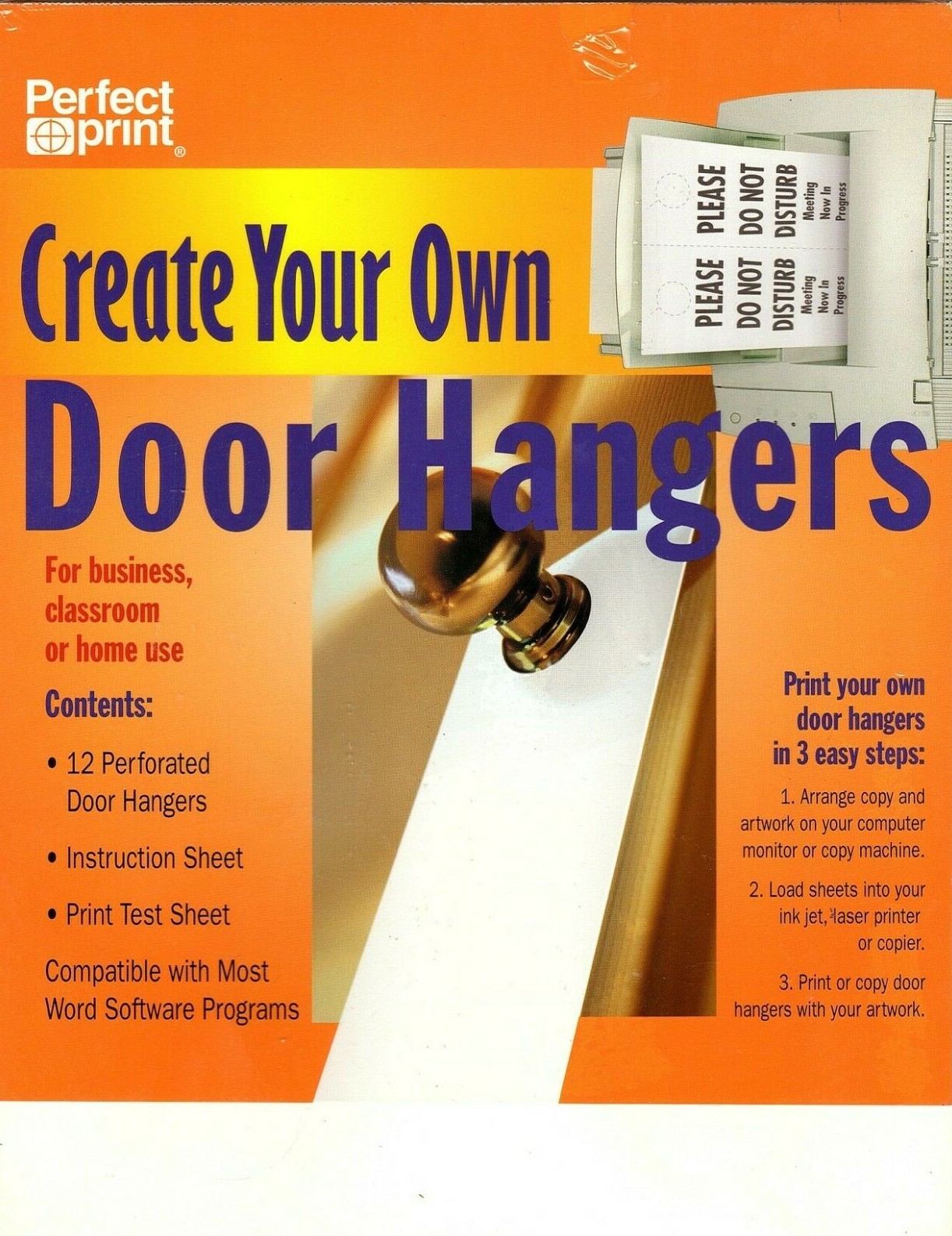 Create Your Own Door Hangers Perfect Print From your Pinter Pack of 12 ...
