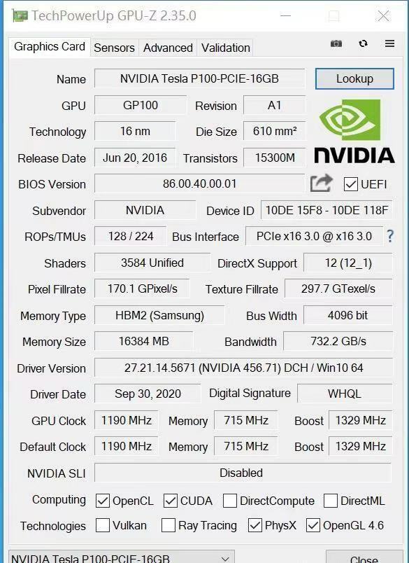 Nvidia Tesla P100 16GB PH400 GPU Accelerator Graphics 699-2H400-0201 | eBay
