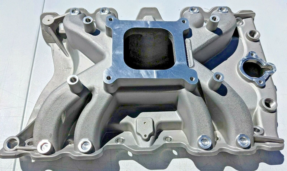 OLDSMOBILE-SATIN-ALUMINUM-AIR-GAP-INTAKE-MANIFOLD-400-425-455, 54% OFF