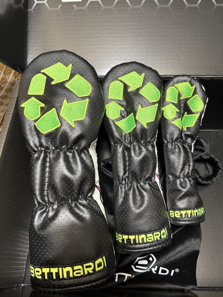 Bettinardi Party On Waste Management Wood Set 3 Head covers New | eBay