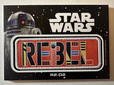 2019 TOPPS STAR WARS Journey the Last Jedi R2-D2 REBEL Jumbo Patch Card ...
