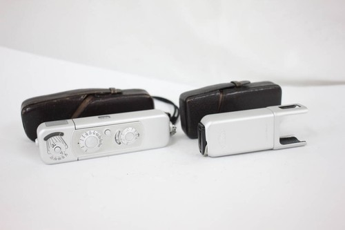 Minox Complan 15mm f3.5 Camera + Case, Flash, Spy Camera, Used, Tested ...