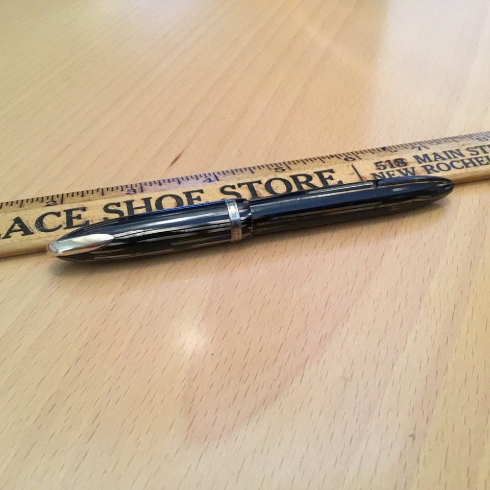 Vintage Sheaffer Skyboy - Fountain Pen Black & Gold Beautiful! | eBay