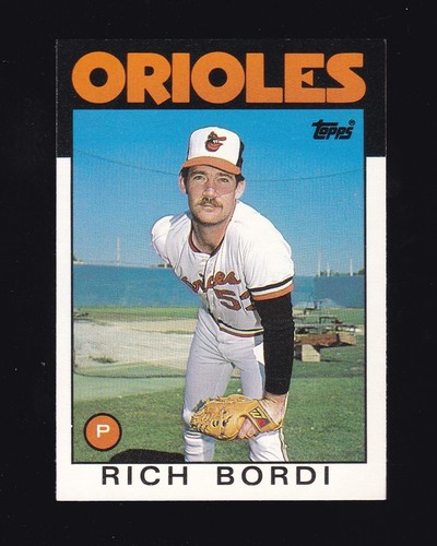 1986 Topps Traded Rich Bordi #14T Baltimore Orioles | eBay
