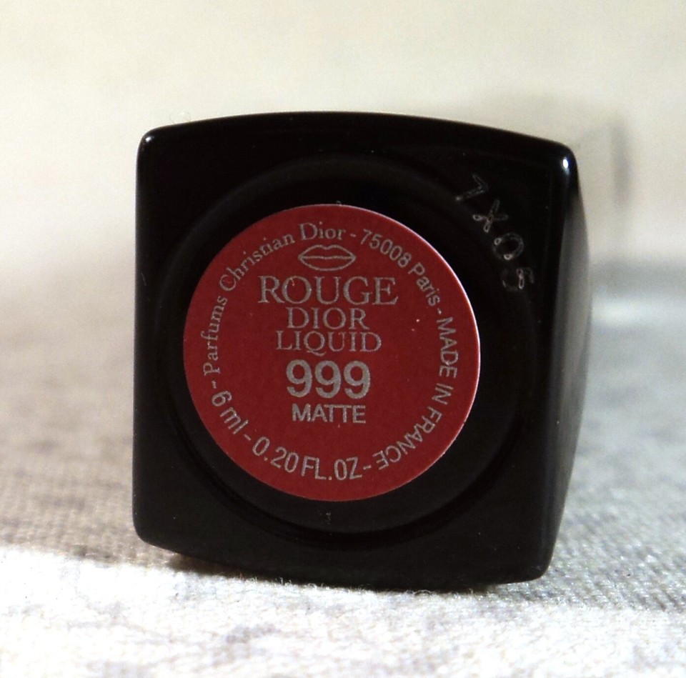 Christian Dior Rouge Dior Liquid - # 999 Matte - .20 oz. | eBay