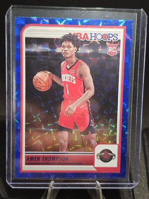 2023-24 NBA Hoops Amen Thompson Hyper Blue Asia Exclusive Rockets | eBay
