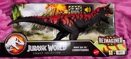 2024 Jurassic World Legacy ROARIN' REAL FEEL CARNOTAURUS 15" Reimagined ...