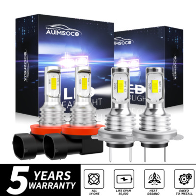 For Saab 9-3 Sedan / Wagon 2008-2011 LED Headlight Light Bulbs High Low ...