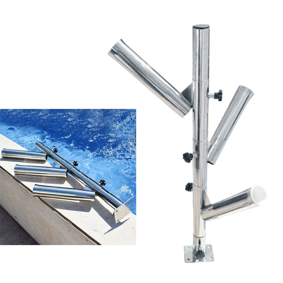 Tree Type 3 Rod Holder Adjustable Fishing Boat Rod Holder Rocket ...