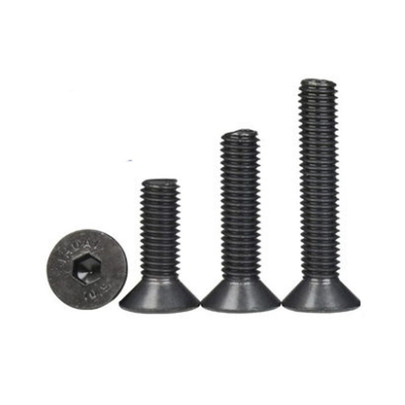 12pcs M4 Allen left hand screws countersunk screw thread nails 10.9 ...