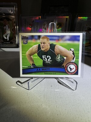 2011 J. J. WATT ROOKIE Topps Football RC #331 Houston Texans NEW MINT ...