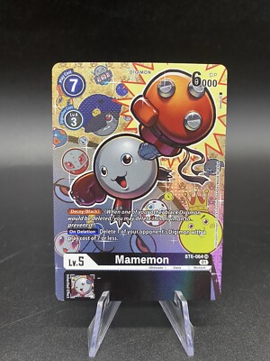 NEW DIGIMON CARD GAME MAMEMON BT6-064 SUPER RARE ALT ART | eBay